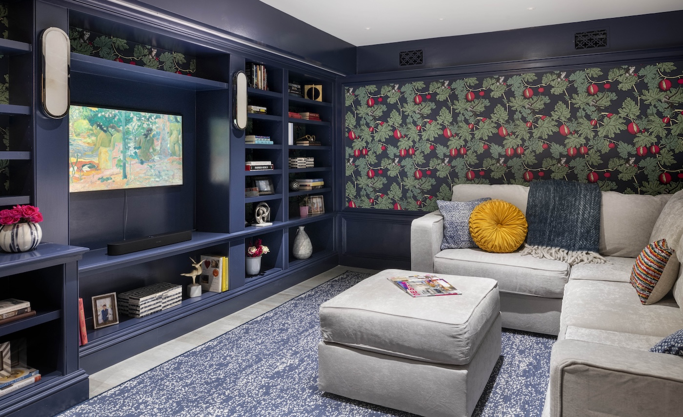 Elevated Basement Renovation • Charlestown MA Interior Design • Hammond Design