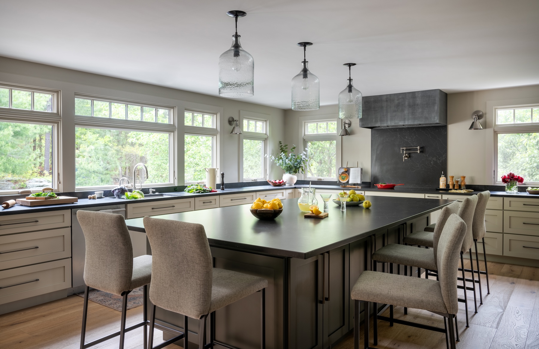 Modern Colonial • Andover MA Interior Design • Hammond Design